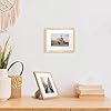 Amazon.com - Veelot 8x10 Picture Frame with Mat Set of 4,Solid Oak Wood ...