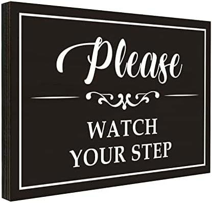 Amazon.com : Please Watch Your Step Sign, for Indoor/Outdoor Home or ...