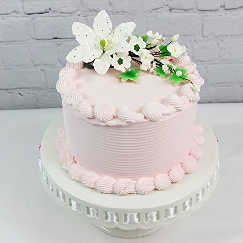Snapklik.com : Global Sugar Art Wedding Cake & Easter Lily Sugar Cake ...