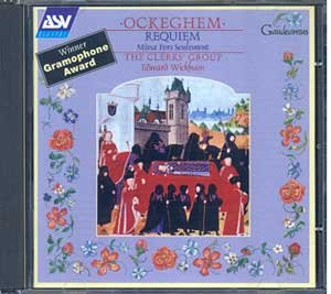 Ockeghem: Requiem; Missa Fors Seulement: Jonathan Arnold, Robin Blaze ...