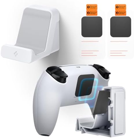 Amazon.com: PlayVital FOLD Controller Holder Wall for PS5 PS4 Xbox ...