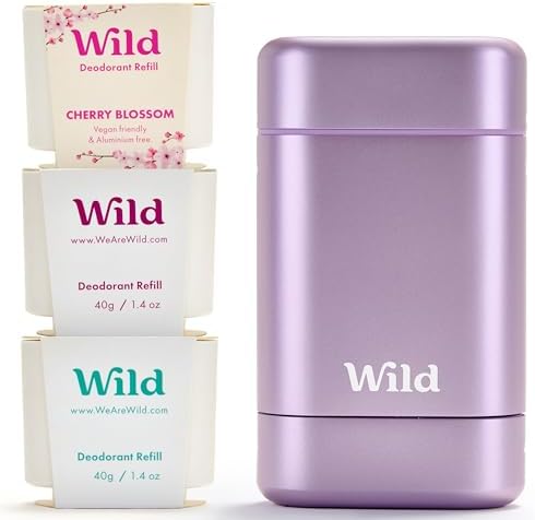 Amazon.com : Wild - Refillable Deodorant - Vegan - Aluminum Free - Long ...