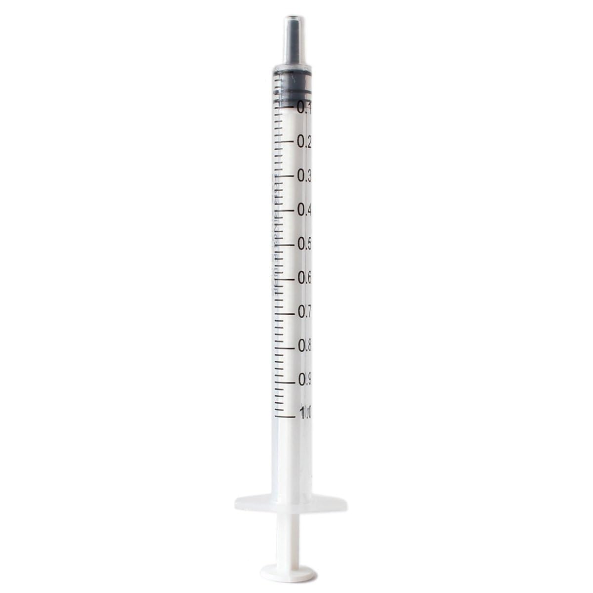 1ml 1cc Syringe with Luer Slip Tip, No Needle (Pack of 50) : Amazon.in ...