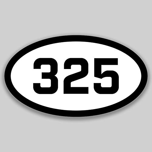 DHDM 325 Area Code Sticker Texas Abilene San Angelo City Pride Love | 5 ...