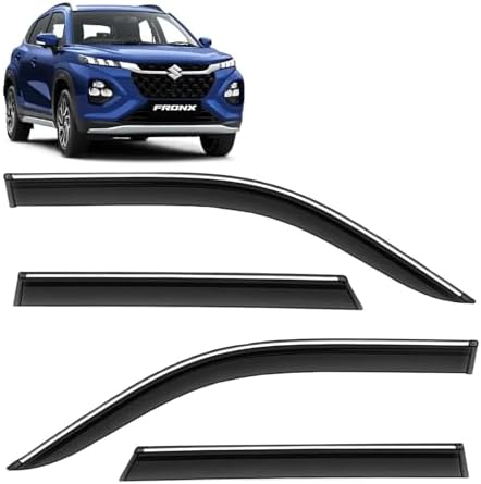 Fronx Side Door Visor Car Rain Guard Compatible with Maruti Suzuki ...