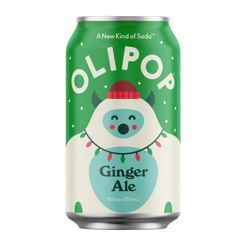 Amazon.com : OLIPOP Prebiotic Soda Pop, Ginger Ale, A New Kind of Soda Packed with Prebiotics ...