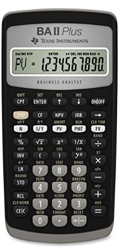Texas instruments Financial calculator, Approved by CFA institute ...
