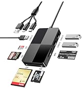 Amazon.com: Memory Stick Pro Duo Adapter Reader - 8 in 1 XD/MS/TF/CF/SD ...