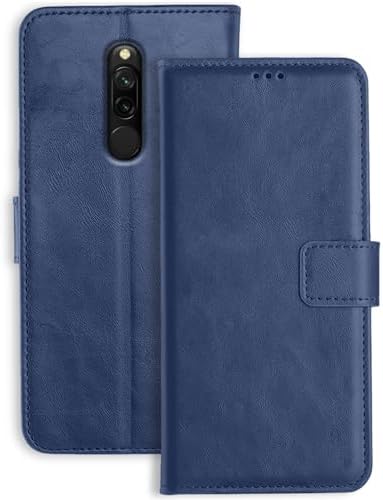 Genron Redmi 8 / Mi 8 Flip Back Cover Case | Inbuilt Stand & Pockets ...