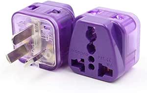 Travel Adapter Plug | Type I Grounded 2 in 1 | for Australia ...