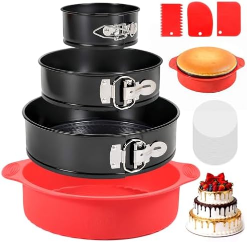 Amazon.com: MASSUGAR 4 7 9 Inch Springform Pan Cheesecake Pan with ...