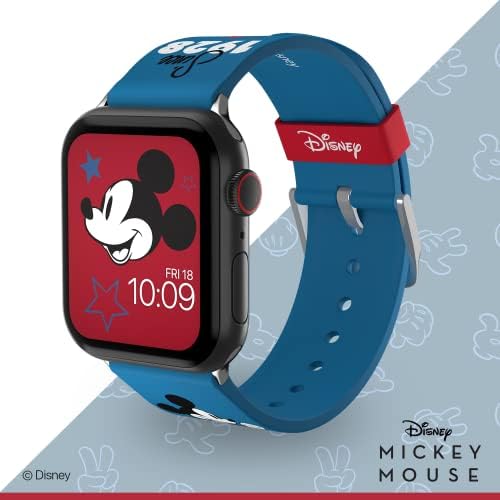 Amazon.com: Disney – Mickey Mouse Classic Stars Smartwatch Band ...