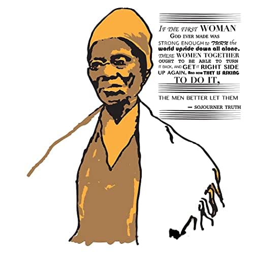 Amazon.com: Sojourner Truth Motivational Black Pride Poster Black ...