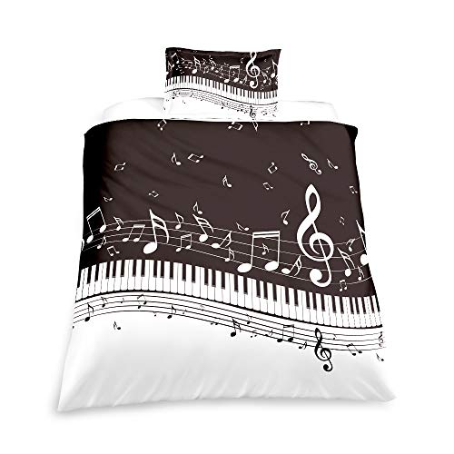 Funky Piano Bedding Sets - Fall Asleep While You're Wrapped in Music