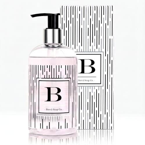 Amazon.com : Brevä Soap Co. Monogrammed Luxury Liquid Hand Soap ...