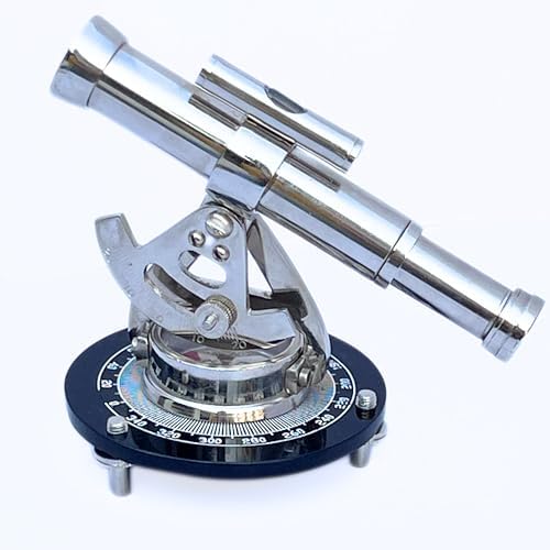 Amazon.com: Alidade Compass Telescope Nickel Finish Telescope Maritime ...