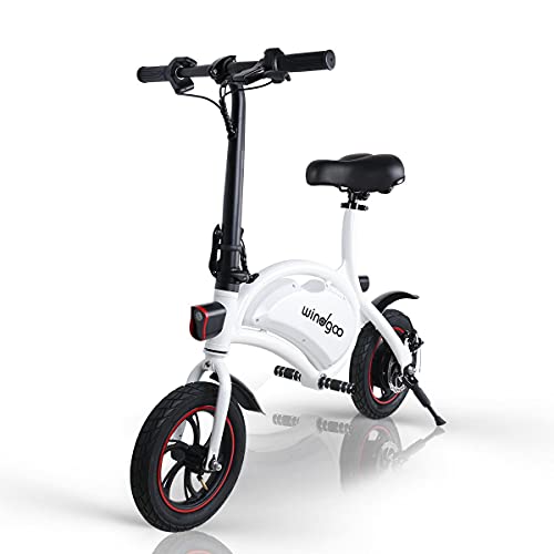 Windgoo B3 Electric Bike, 12 inch Foldable and Commuting E-Bike, 350W ...