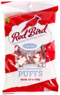 Amazon.com : Red Bird Soft Peppermint Puffs Candy Pack (4 Pack ...