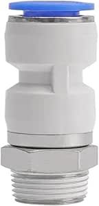 Amazon.co.jp: 360° Rotary Connector Pneumatic Air Fitting Swivel Joint ...