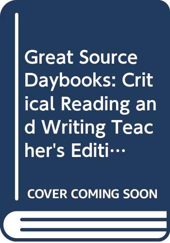 Daybook of Critical Reading and Writing, Teacher's Guide, Grade 5 ...