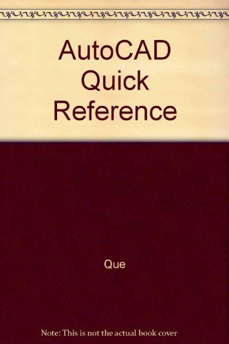 Amazon.com: AutoCAD quick reference (Que quick reference series ...