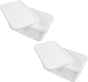 Amazon.com: LALADEFIEE Ice Cream Box Ice Cream Tub Containers 2pcs 3l ...