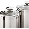 Amazon.com: Kitchen Canister Set - Airtight Stainless Steel Canisters ...