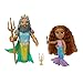 Amazon.com: Disney The Little Mermaid Ariel Doll and King Triton Petite ...