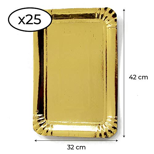 Plateau jetable dore : le top 20 des meilleurs de 2020 | Meilleurs.info