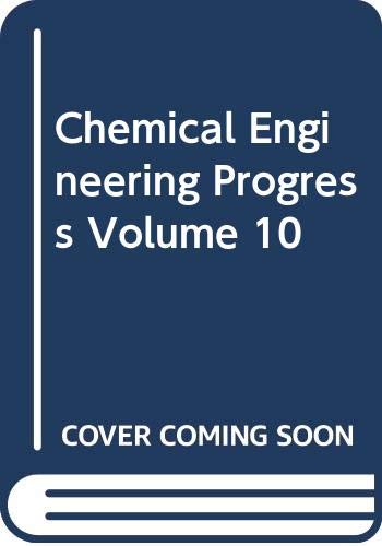 Amazon.co.jp: Chemical Engineering Progress Volume 10 : 洋書