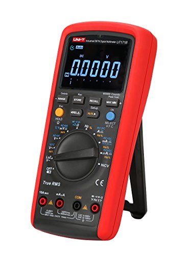 UNI-T 7720190 Industrial True RMS Digital Multimeter Red/Grey : Amazon ...