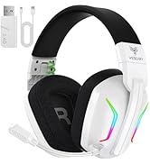 Amazon.com: WESEARY Wireless Gaming Headset 2.4GHz & Bluetooth 5.4 ...