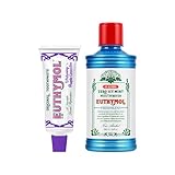 ・ブランド:Euthymol・製造元:LG H&amp;H Co., Ltd.・製造元/メーカー部品番号:USM00134・パープルコレクターロイヤルローズブレンド歯磨き粉 106g*1個 ＋ ゼロアイシー無アルコールマウスウォッシュ 50...