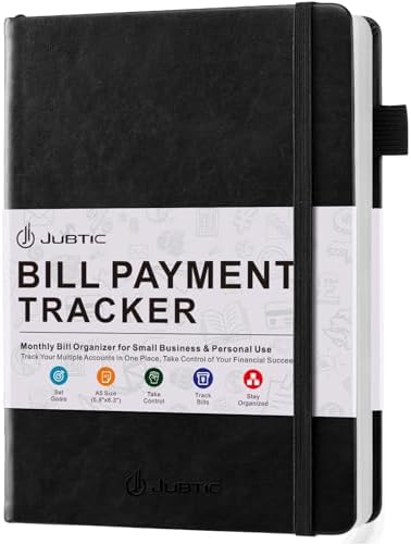 Amazon.com : JUBTIC Bill Tracker Notebook, Bill Payment Tracker Monthly ...