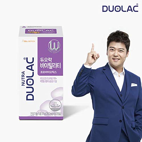 Buy Nutra DUOLAC Vitality Probiotics 350mg x 60 s Online at desertcartINDIA