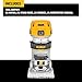 DEWALT Router, Fixed Base, Variable Speed, 1-1/4-HP Max Torque (DWP611 ...
