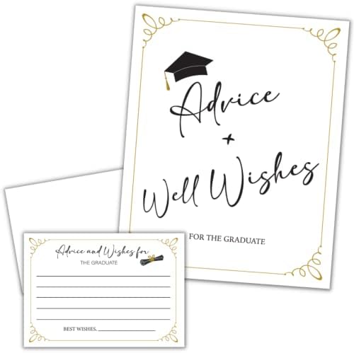Amazon.com : Graduation Wish Cards - 50PCs High School or College ...