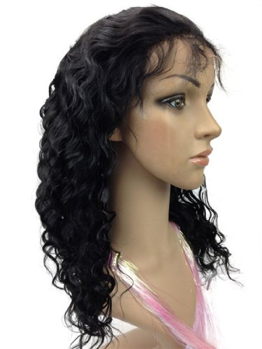 Amazon.com : Tanya 16" 100% Indian Remy Human Hair full lace Wig ...