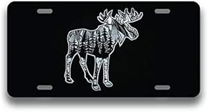 Amazon.com: JMM Industries Moose Geometric Wild Mountain Vanity Novelty ...
