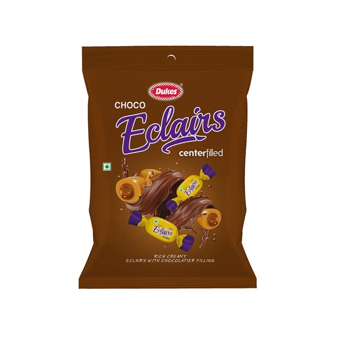 Dukes choco centrefilled Eclairs - Rich creamy eclairs with chocolate ...