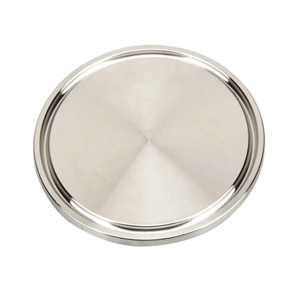 LEFTART Tri Clamp SUS 304 Stainless Sanitary Tri-Clamp TC Blind Cover ...