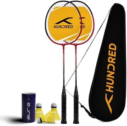 Buy Jaspo GET Set Steel Badminton Racket Combo Set, Lightweight ...