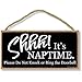 Door Signs, Shhh It's Nap Time Please Do Not Knock or Ring the Door ...