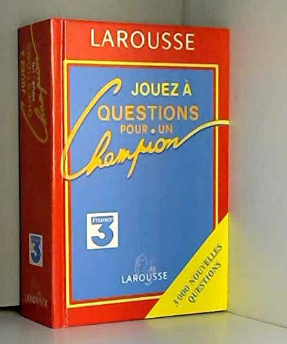 Amazon.com: Larousse Jouez a Questions Pour Un Champion (Larousse ...