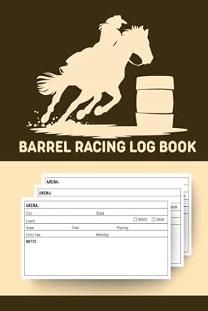 Barrel Racing Log Book : Mejia Press, Abbas: Amazon.com.mx: Libros