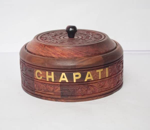 Buy asad LaNorme - Wooden Hot Pot/Chapati Box/Roti Dabba/Serving ...