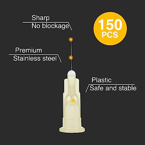 Snapklik.com : 150 Pack 30 Ga 0.5 Inch Luer Lock,Lab Accessories ...