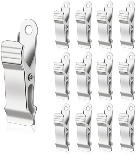 DSLSQD 12 Pieces Spring Clamps, 1/2 Inch Wide Metal Mini Alligator ...