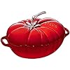 STAUB Cocotte Tomate 25 cm kirschrot Bräter, Gusseisen, 35 x 24 x 16.5 ...