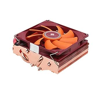 PC Cooler Low-Profile CPU Cooler with 4 Heatpipes CPU Air Cooler Push ...